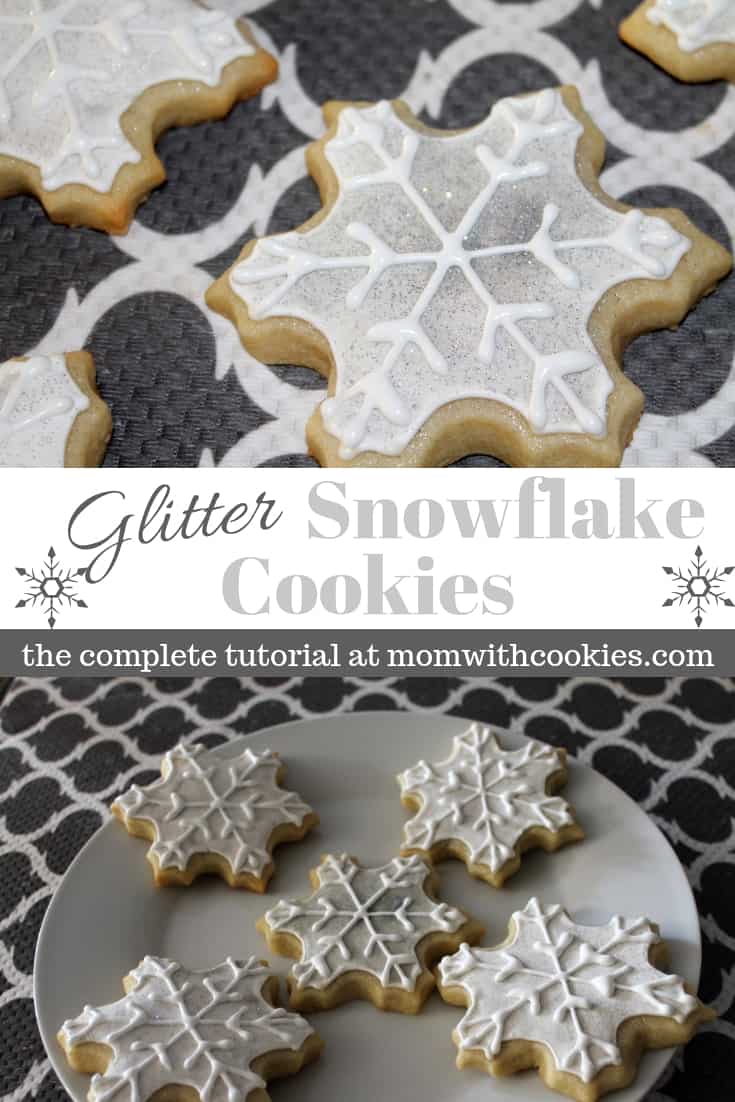 Cookie Decorating: Snowflake Cookies - Mom With Cookies