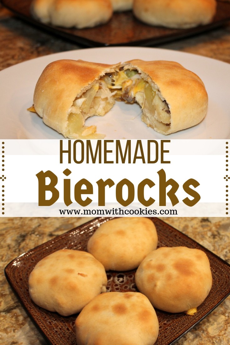 Homemade Bierocks Recipe (Hamburger and Cabbage filled rolls) - Mom ...