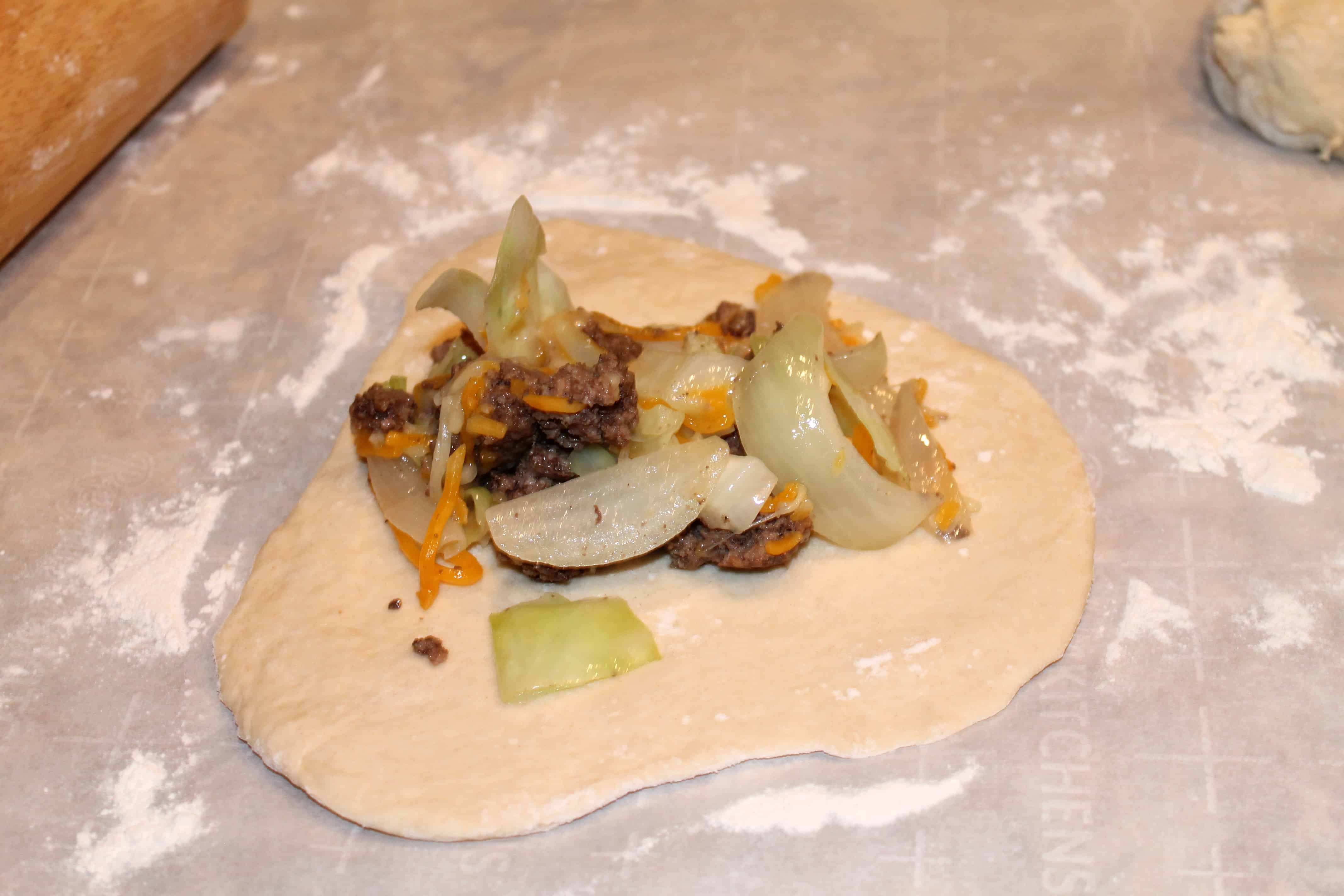 Homemade Bierocks Recipe (Hamburger and Cabbage filled rolls) - Mom ...