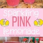 Simple Sparkling Pink Lemonade - Mom With Cookies